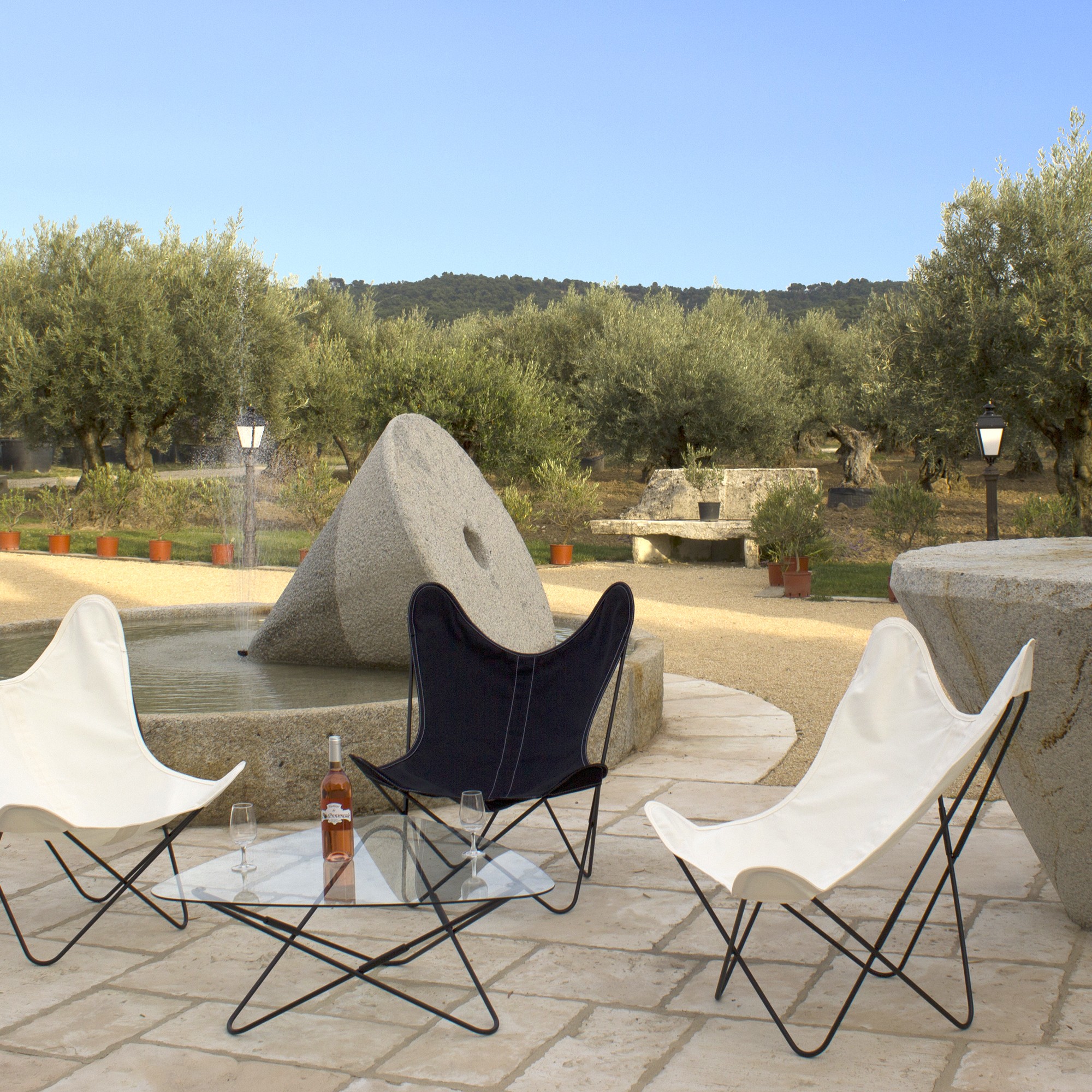 AA BUTTERFLY Armchair - honey leather - AA-NEW DESIGN